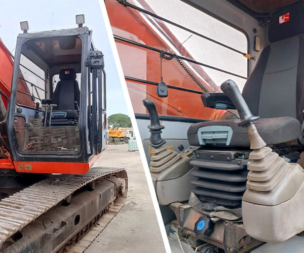 🚜 Powerful Upgrade: Hitachi EX330.3 Fitted with United Seats Highlande ...